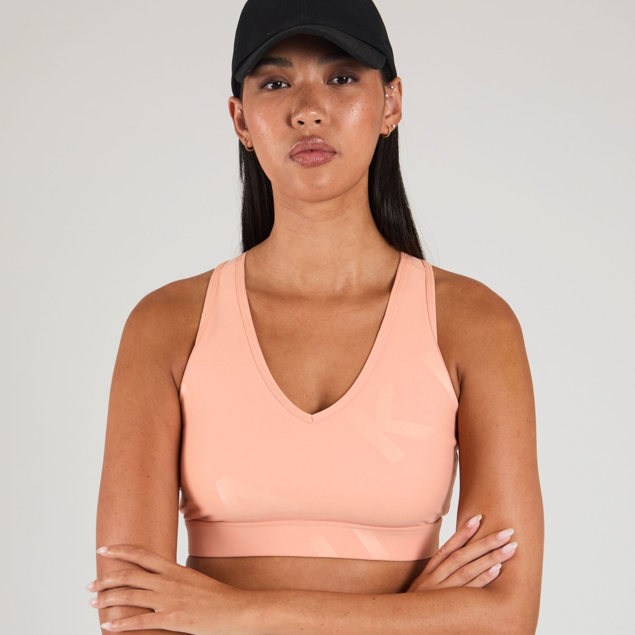 Emma Logo-Embossed Sports Bra